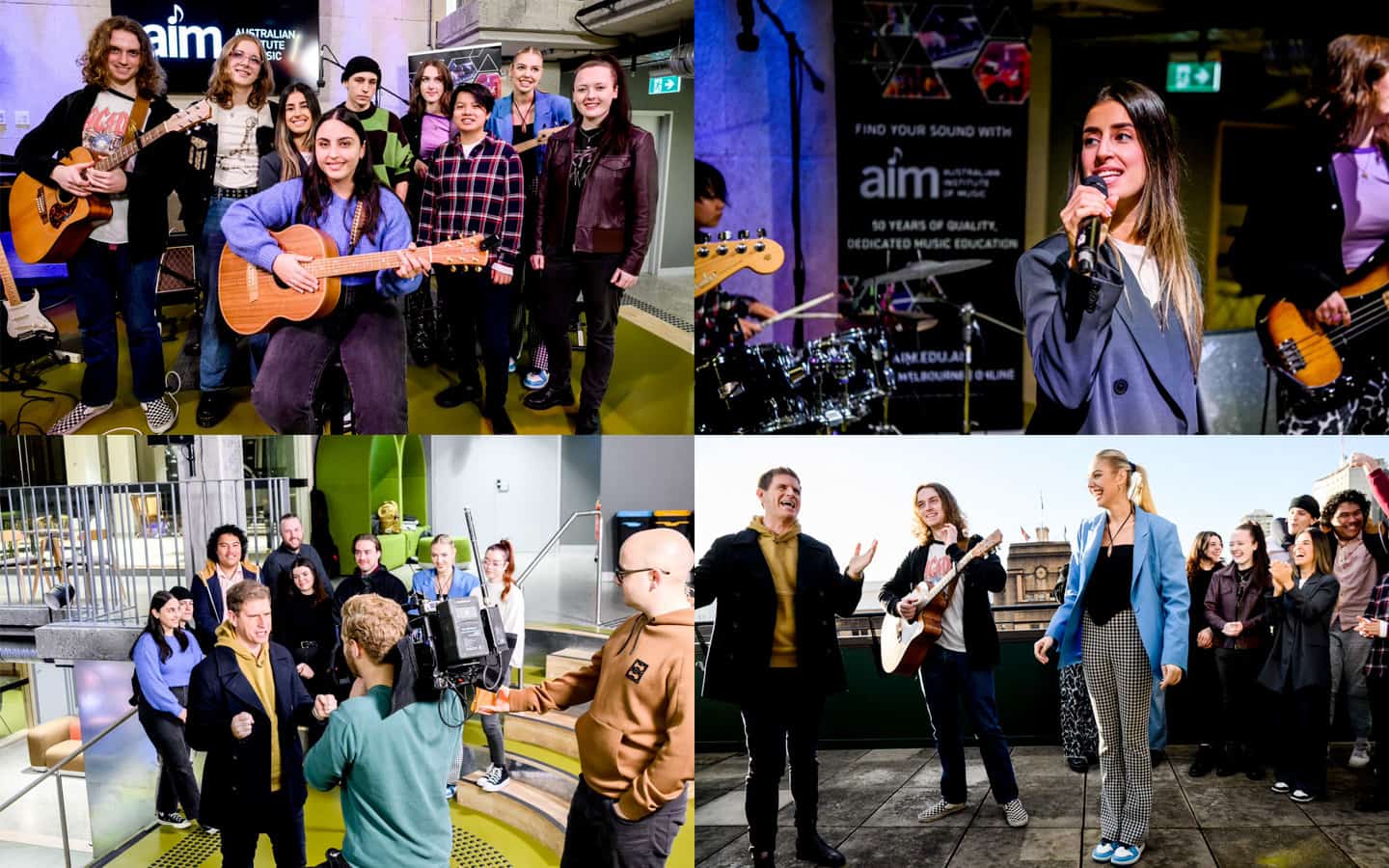 Sunrise Channel 7 Live from AIM Sydney | The Australian Institute of Music